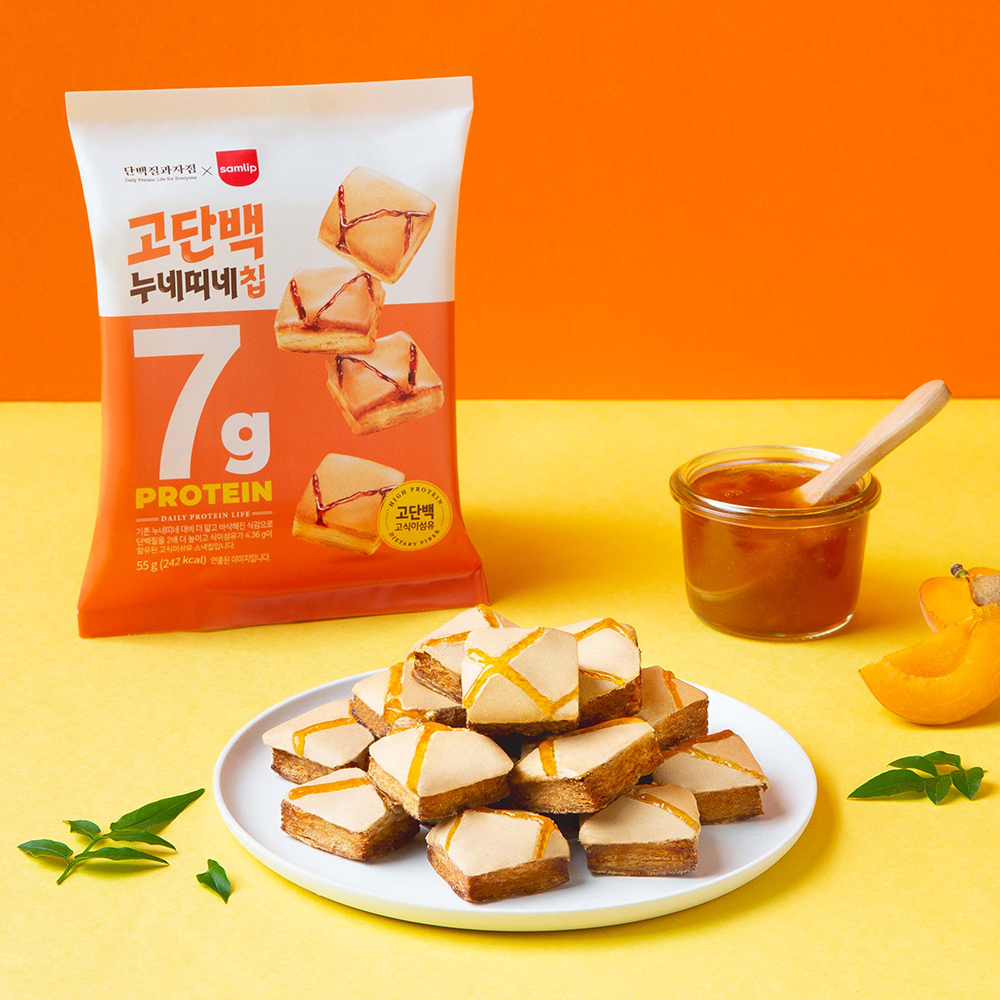 단백질과자점 [단백질과자점] 고단백 누네띠네칩 55g 4번들*1팩 | 허닭
