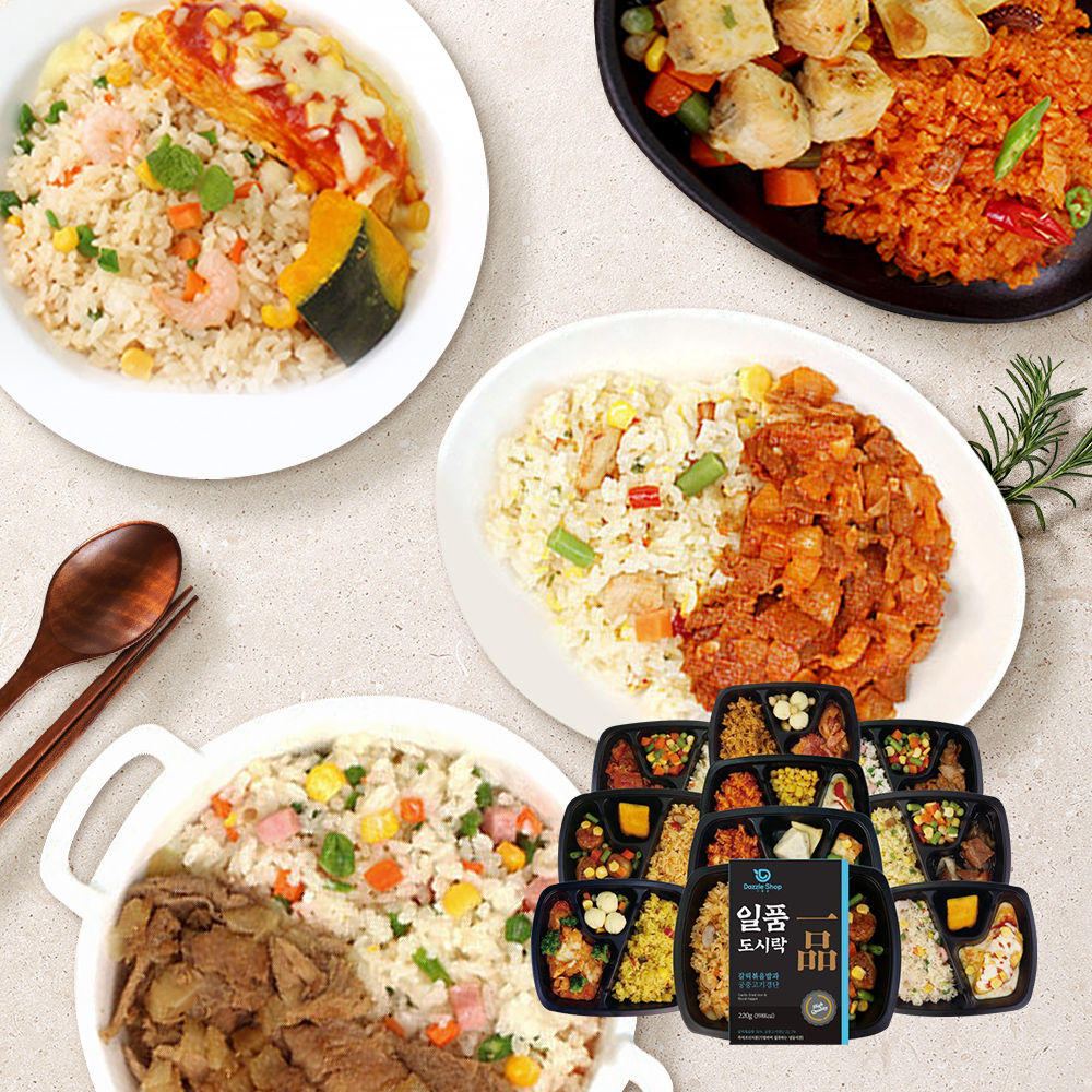 다즐샵 [다즐샵] 일품도시락 10종 10팩 | 허닭